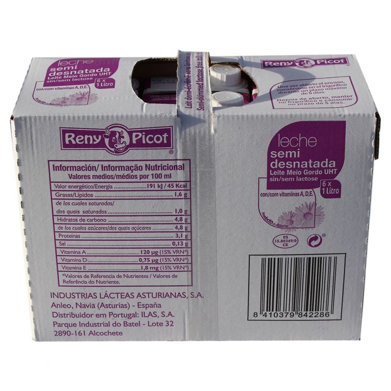 Leche Semidesnatada Sin Lactosa Reny Picot – Dulpán